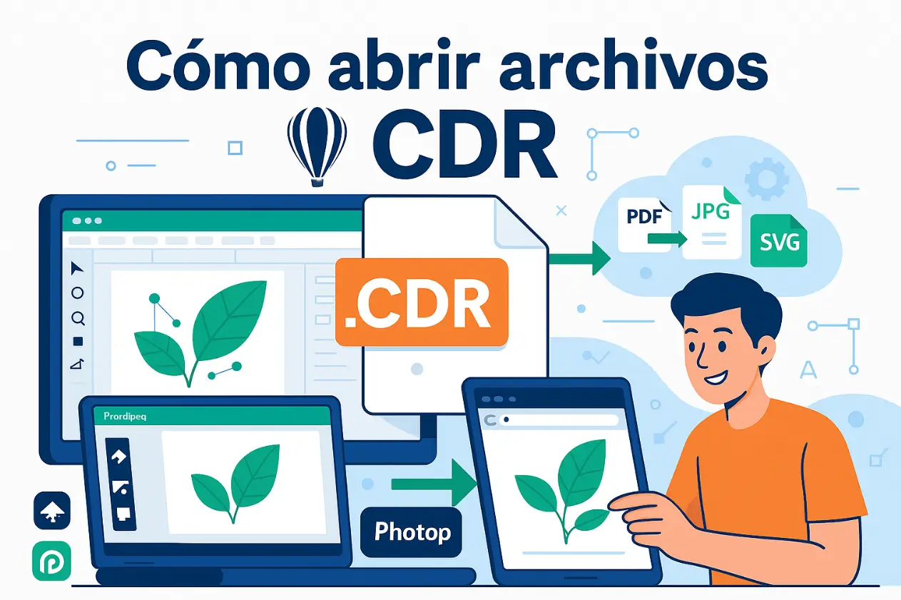 Cómo abrir archivos CDR (Corel DRAW) - Achotech.com