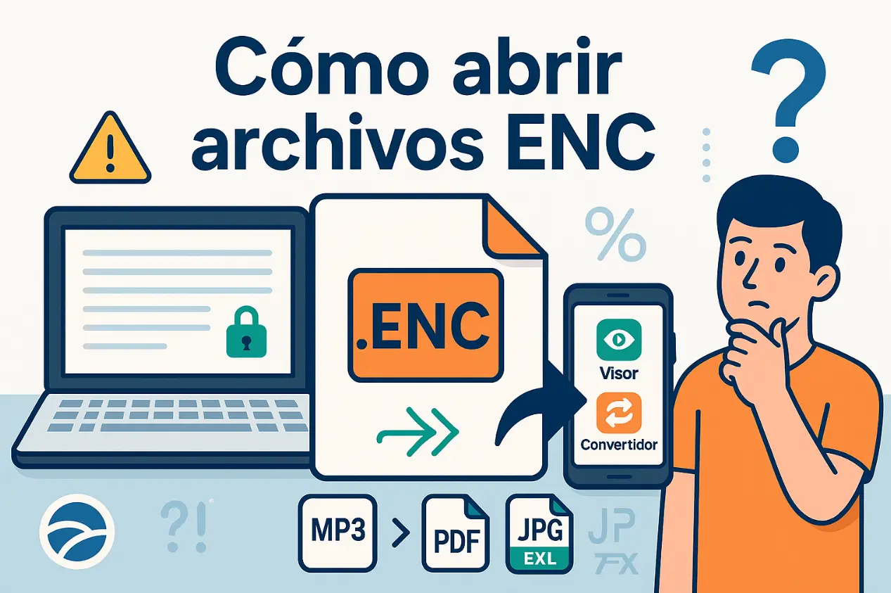 Cómo abrir archivos ENC - Achotech.com