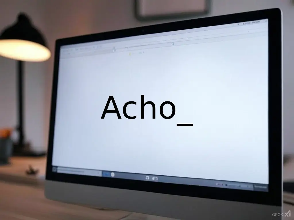 Cómo escribir el guion bajo (_) con el teclado - Achotech.com